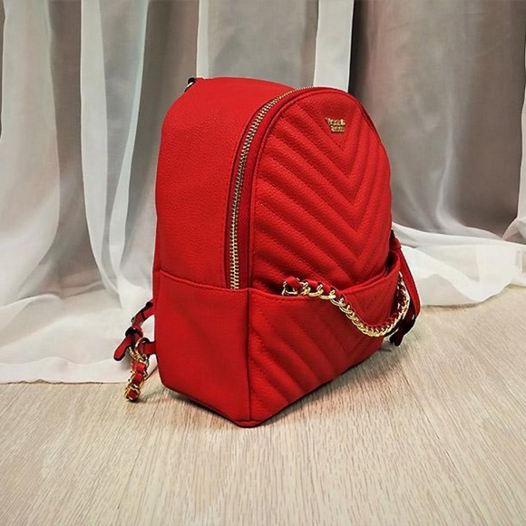 Victoria's Secret | Bags | Victorias Secret City Red Mini Backpack ...